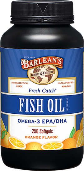 Fresh Catch Fish Oil Orange Flavor 250 Softgels – Bluebird Pharmacy