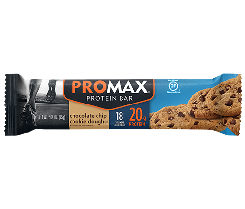 PROMAX Protein Bar Chocolate Chip Cookie Dough 12 Bars – Bluebird Pharmacy