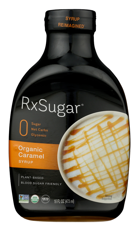 RxSugar® Organic Caramel Syrup 16 fl oz – Bluebird Pharmacy