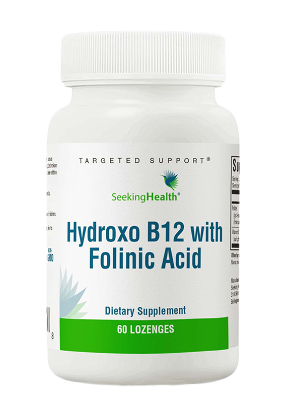 Hydroxo B12 with Folinic Acid 60 Lozenges – Bluebird Pharmacy